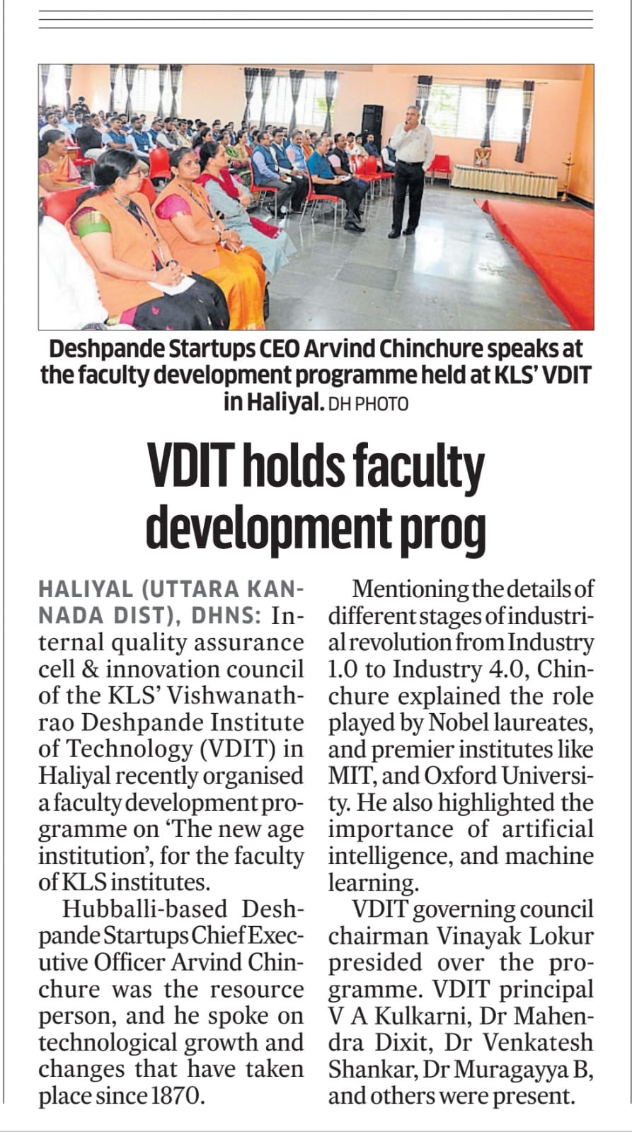 September 2022 – KLS, VISHWANATHRAO DESHPANDE INSTITUTE OF TECHNOLOGY ...