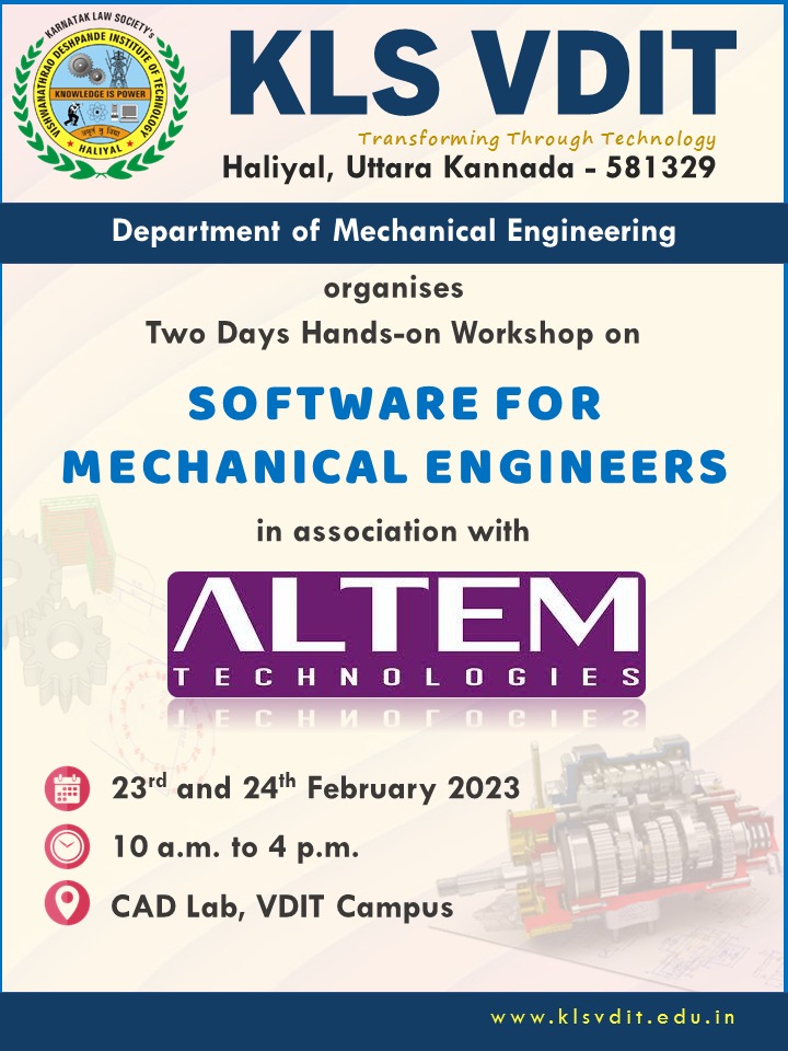 KLS, VISHWANATHRAO DESHPANDE INSTITUTE OF TECHNOLOGY, HALIYAL ...