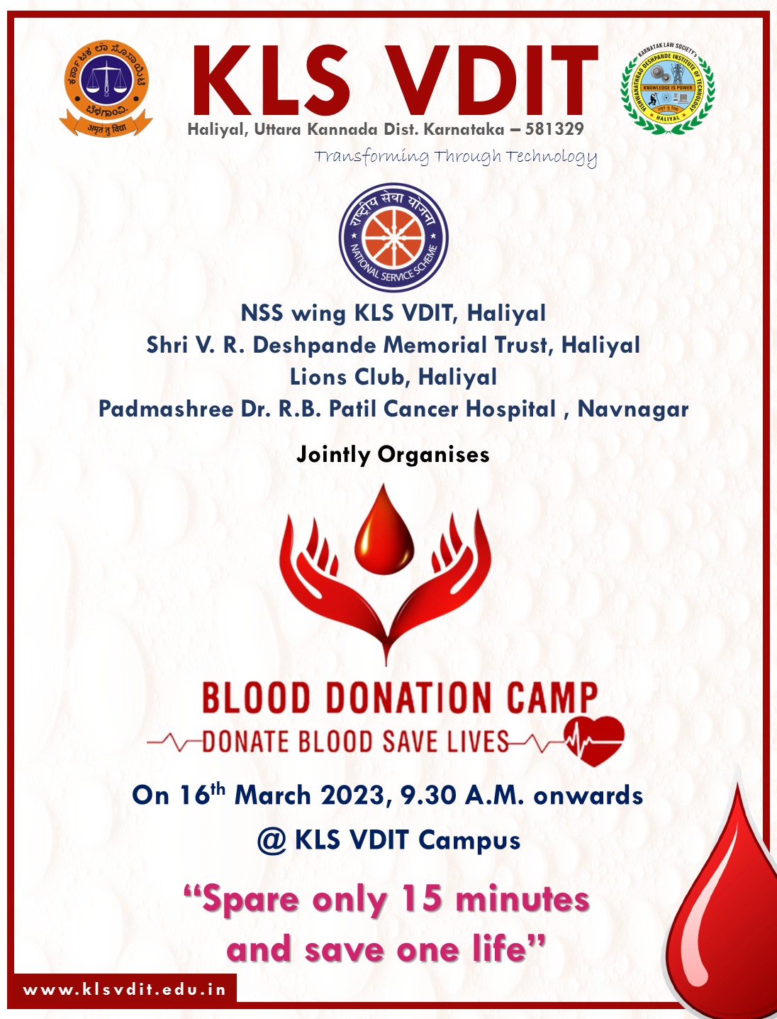 KLS, VISHWANATHRAO DESHPANDE INSTITUTE OF TECHNOLOGY, HALIYAL ...
